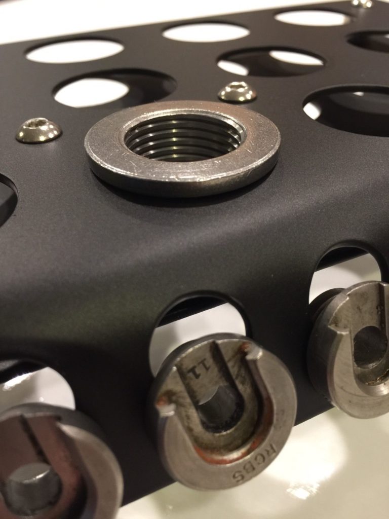 Lock N Load (Hornady) Die Rack with Shellholder (For 7/8″ dies equipped ...