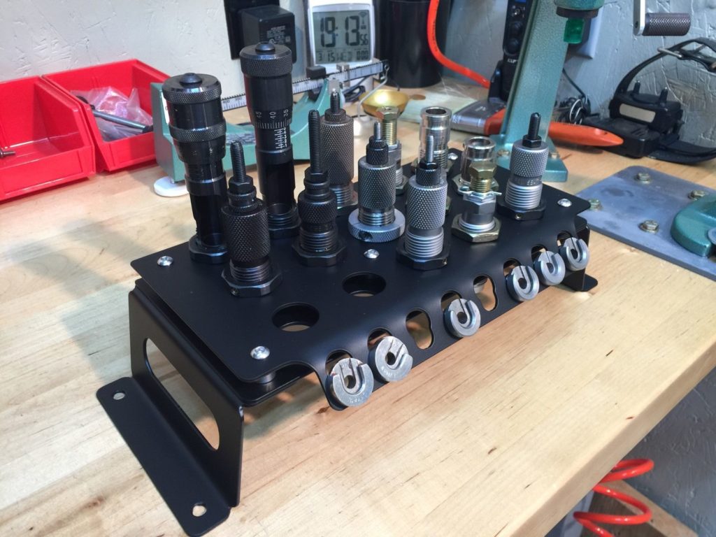 7/8″ Reloading Die Rack with Shellholder (Not for Hornady Lock N Load ...
