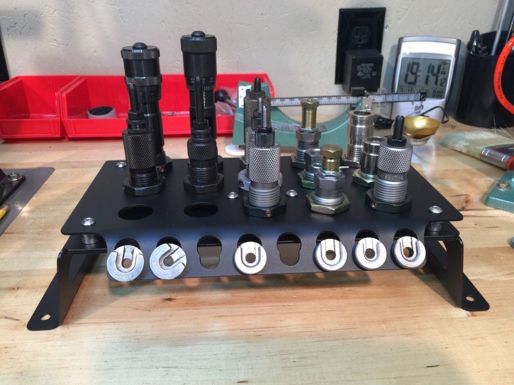 7/8″ Reloading Die Rack with Shellholder (Not for Hornady Lock N Load ...