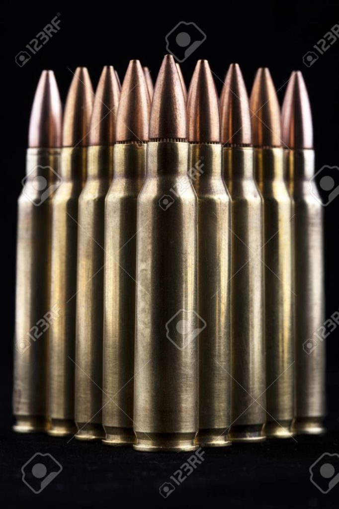 Bullets on Black – Kinetic Arc Metalworks